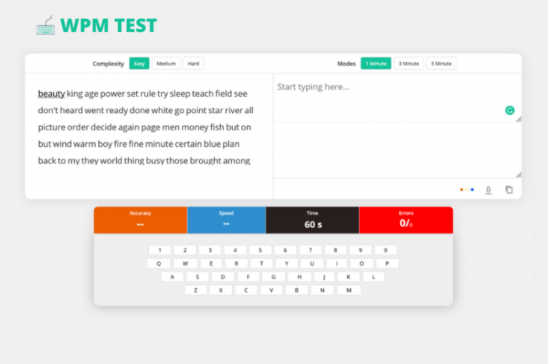 7 BEST TYPING TEST TOOLS ONLINE - CPSTEST.ORG